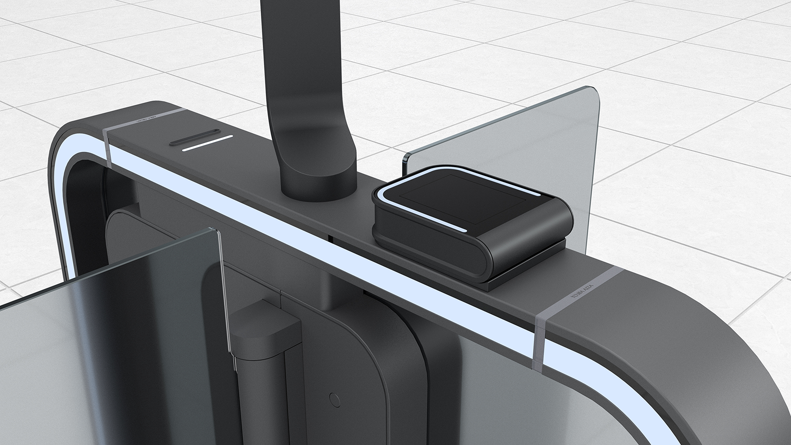 N+P Innovation Design | Assa Abloy + HID | Self-Boarding Gates